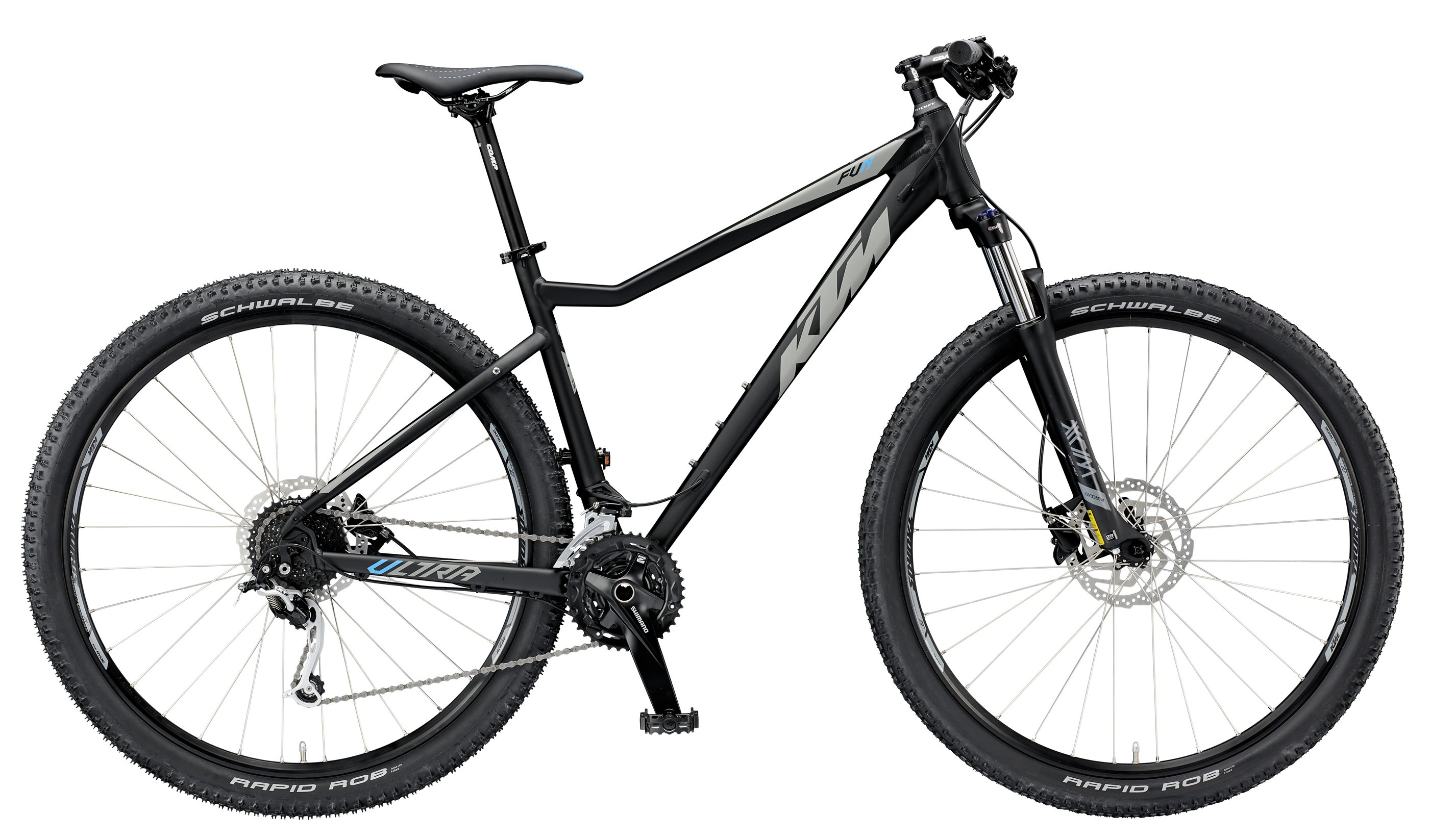 Kolo KTM ULTRA FUN 27 Black matt (grey + blue) - Teamsport