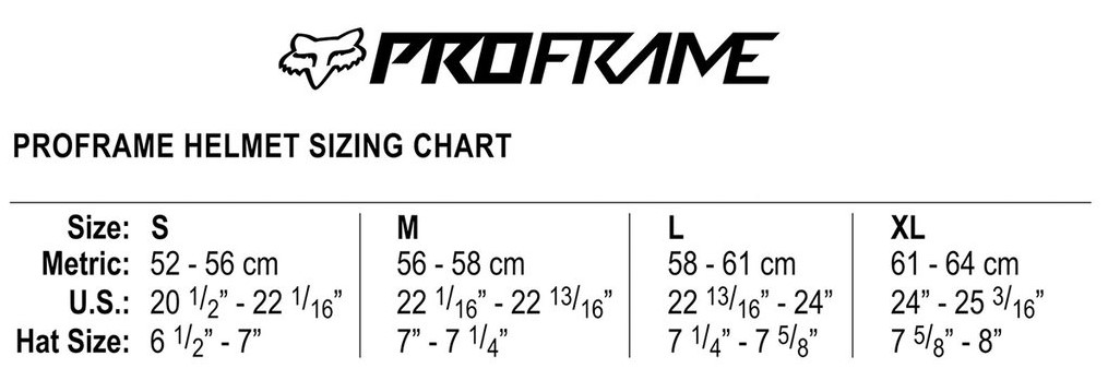 Helma Fox Racing Proframe Matte Black - Teamsport